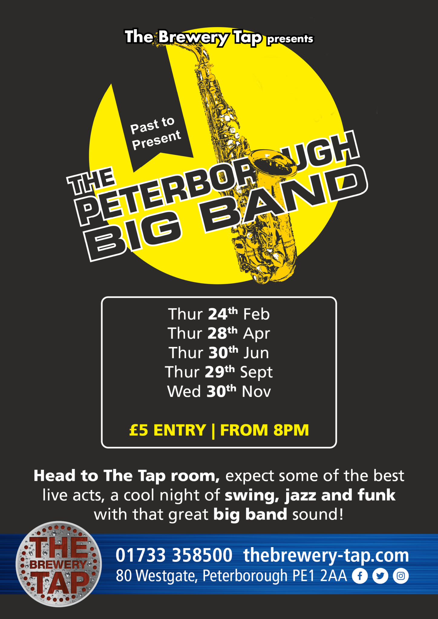 The Peterborough Big Band - The Brewery Tap - Peterborough