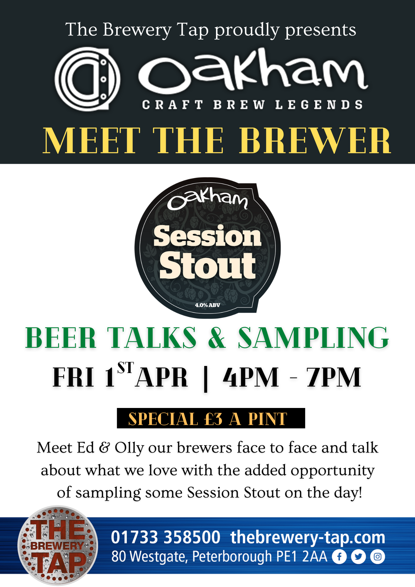 Meet the brewer white - The Brewery Tap - Peterborough