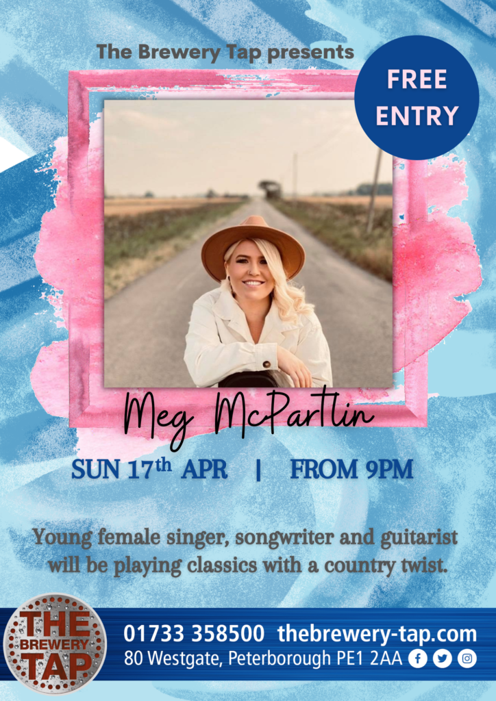 MEG MCPARTLIN - The Brewery Tap - Peterborough