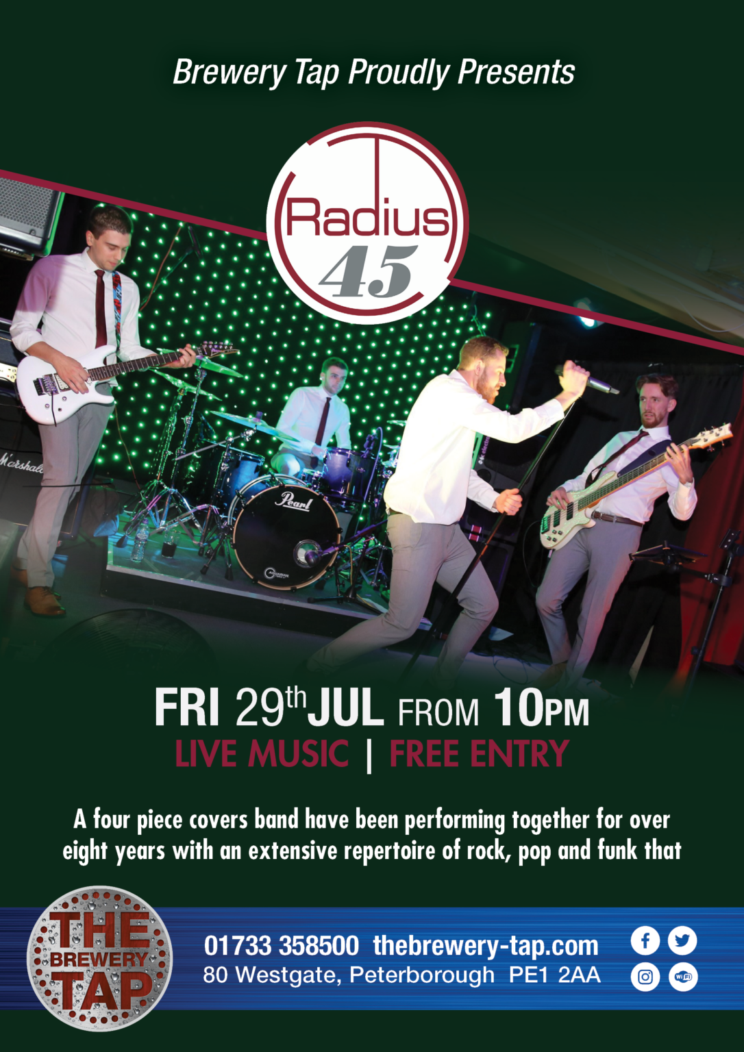 RADIUS 45 - The Brewery Tap - Peterborough