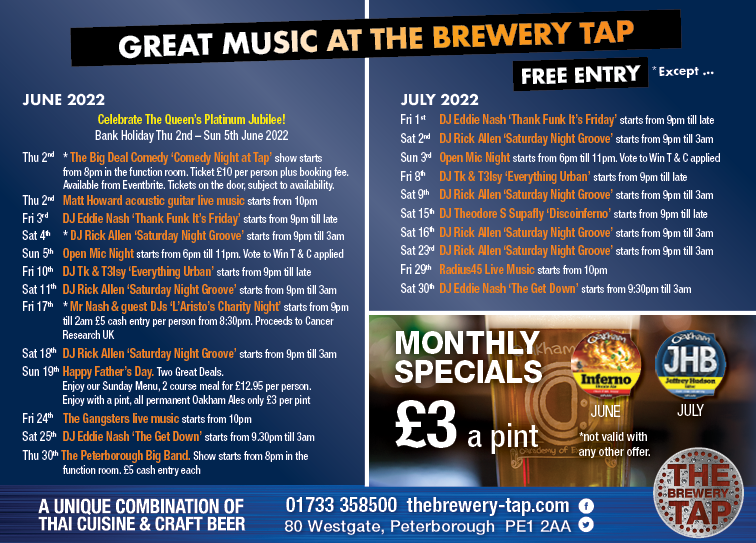 News - The Brewery Tap - Peterborough