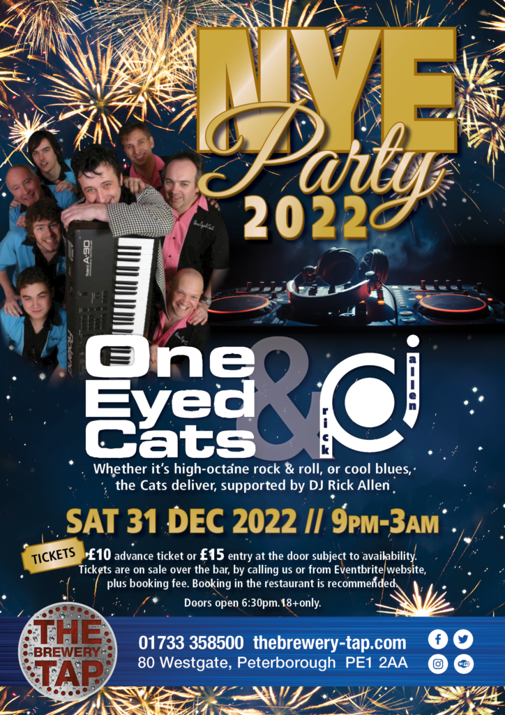 NEW YEAR'S EVE PARTY - The Brewery Tap - Peterborough