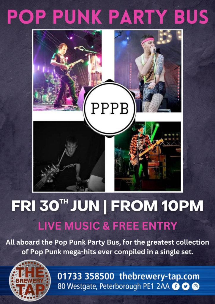 POP PUNK PARTY BUS - The Brewery Tap - Peterborough