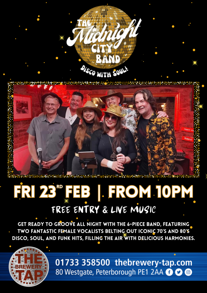 FRI 23RD FEB FROM 10PM: "THE MIDNIGHT CITY BAND" - The Brewery Tap ...